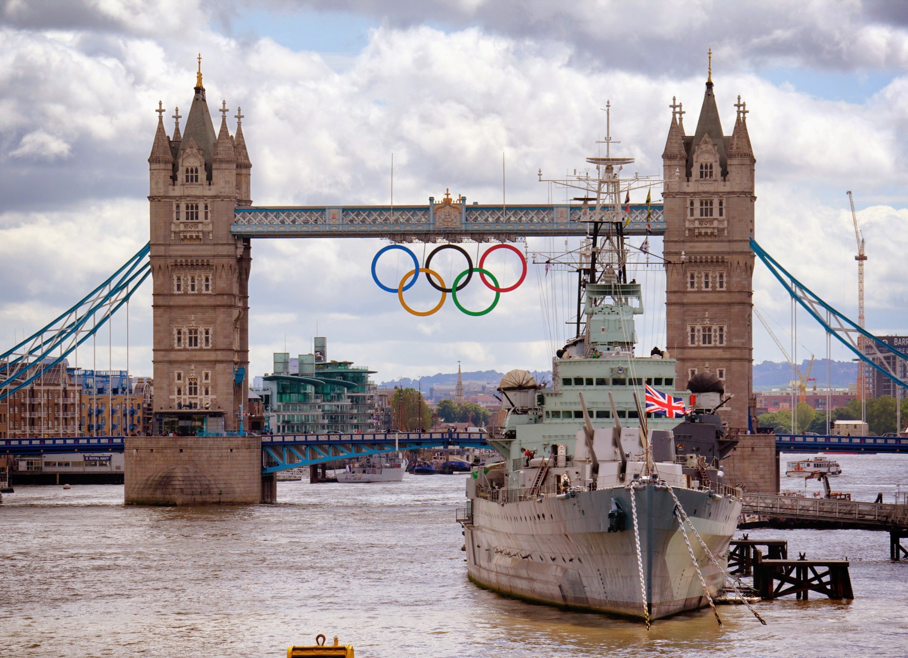 Tower Bridge Olympic Rings – A Life In London